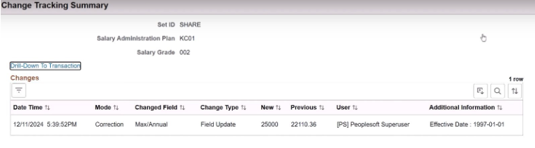Change Tracking Notifications in PFC - PeopleSoft HCM PUM 51