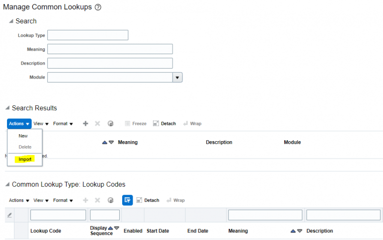 Bulk Import Of Lookup Typescodes Using File Based Loader In Hcm Cloud
