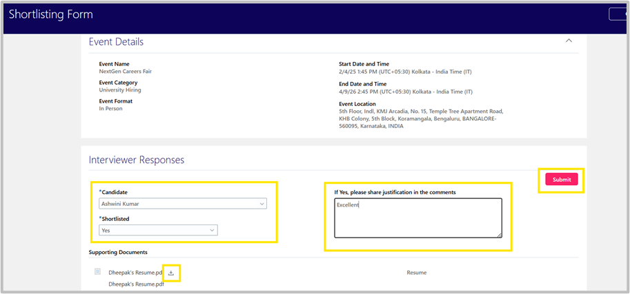 Hosting Hiring Events with Oracle Recruiting Cloud