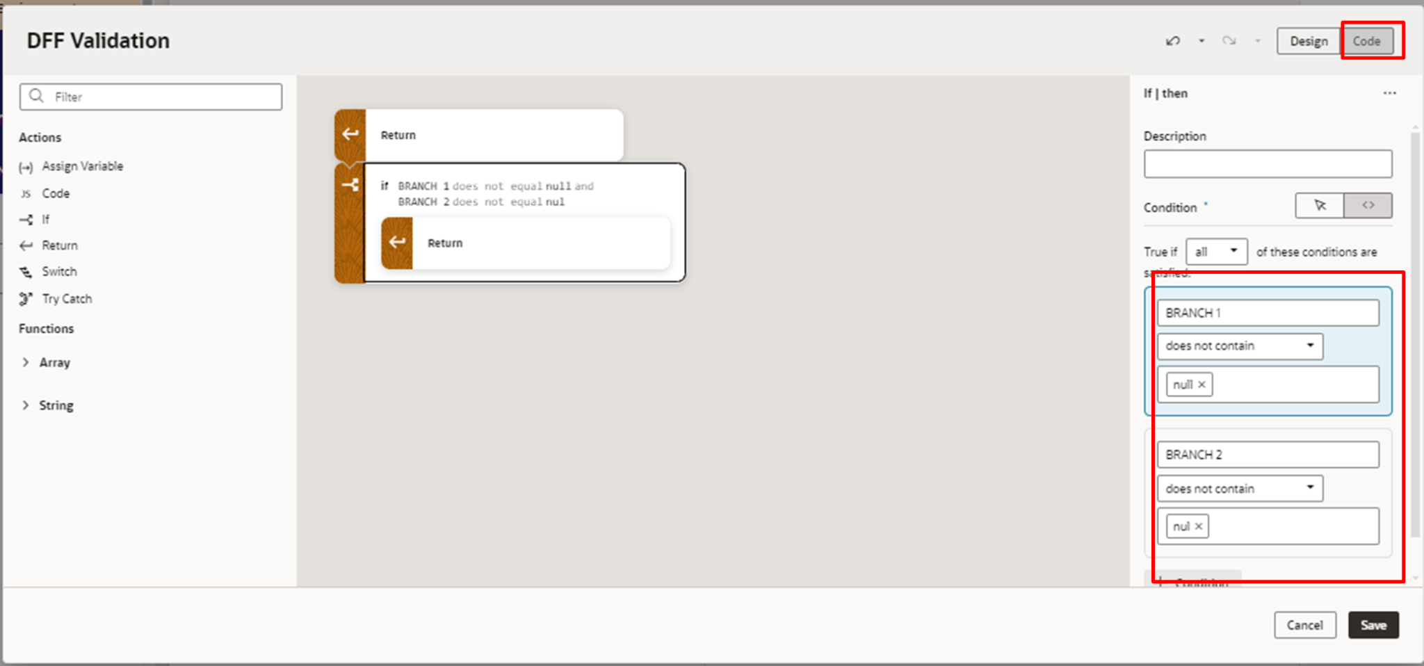 Creating a Validation for DFF Fields in Document of Record Using Visual Builder Studio - Oracle ...