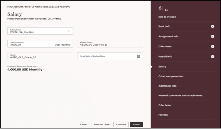 Oracle Redwood Experience: How to Create Job Offers in Oracle ...