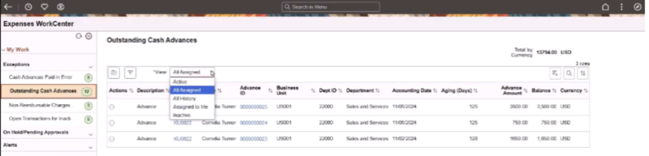 Work Management Framework in PeopleSoft FSCM PUM 53