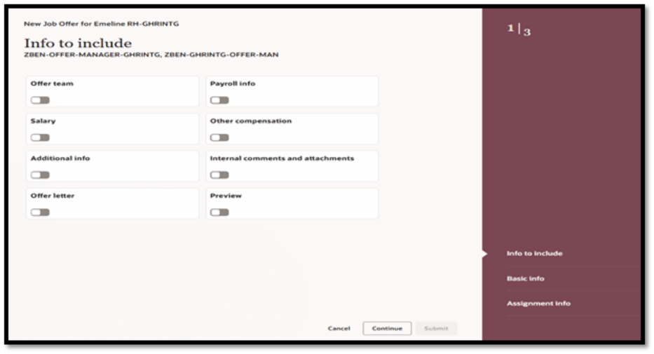 How to Create a Job Offer in Oracle Recruiting Cloud 25C Redwood Experience