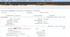 PeopleSoft Enterprise CS Student Records Version 9.2 – Student Program ...